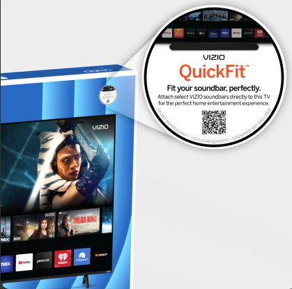 Mounting a Soundbar to the TV (QuickFit)