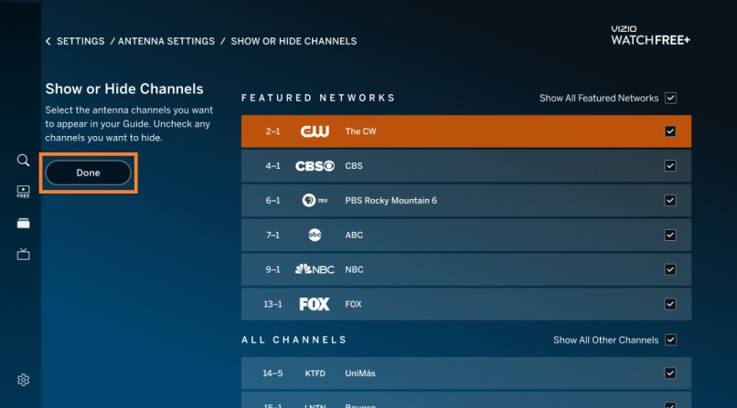 No Channels/ Missing Channels/ Channel Scan Troubleshooting