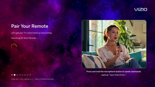 VIZIO TV Setup After Factory Reset